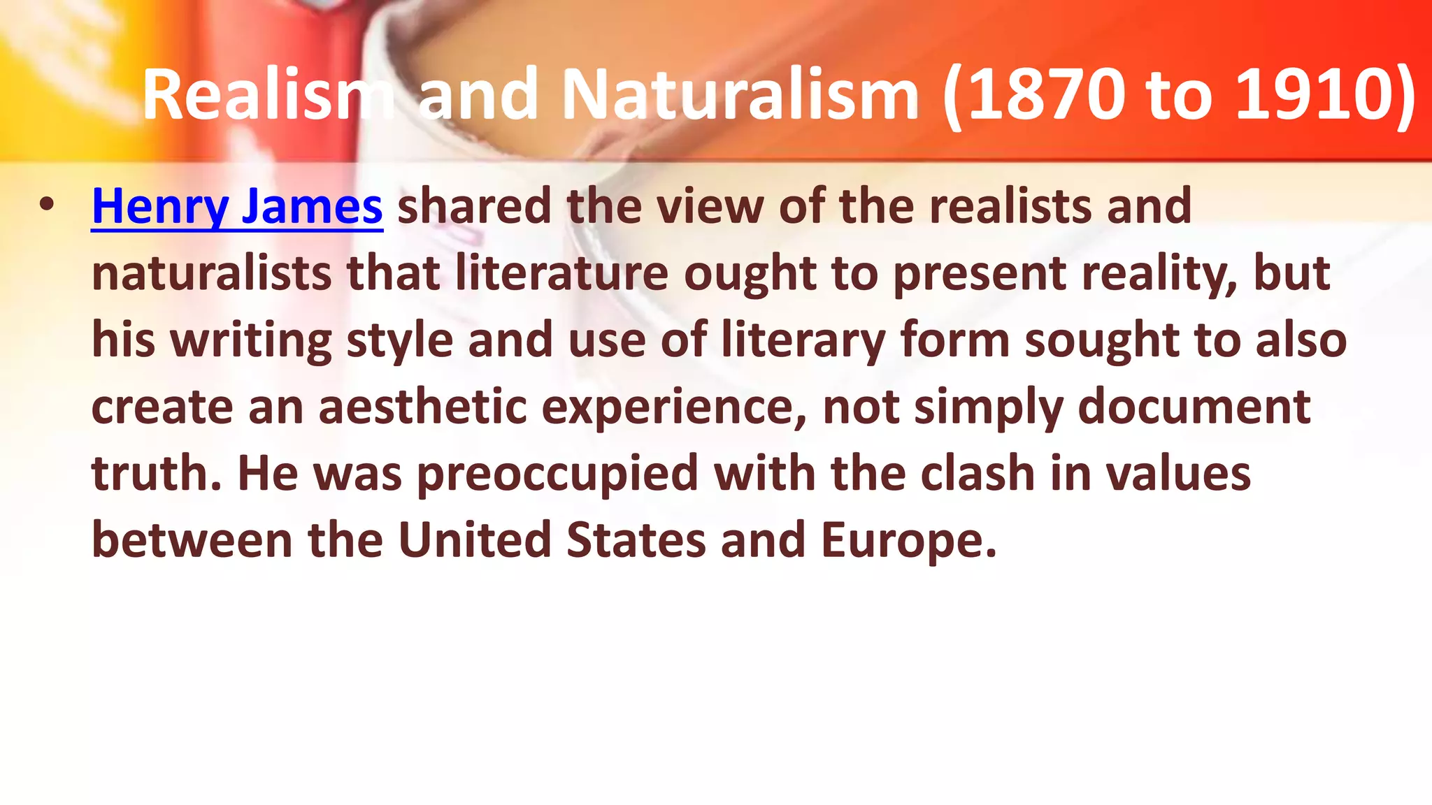 American literature | PPTX