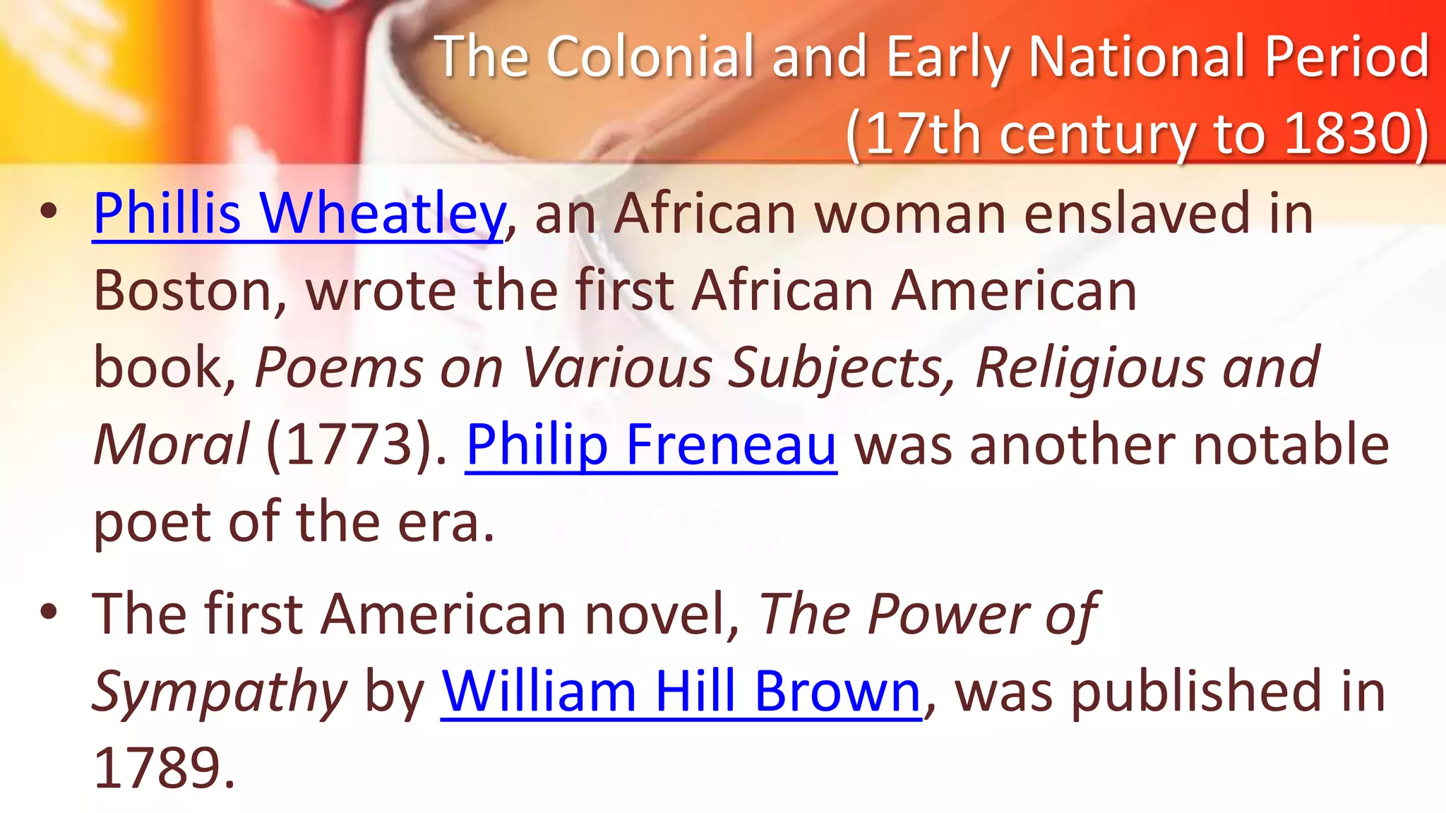 American literature | PPTX