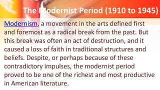 American literature | PPTX