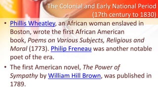 American literature | PPTX