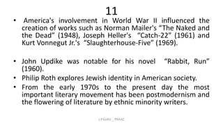 American Literature - Some important points | PDF