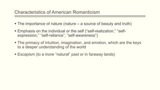 American Literature - The Romantic Period (1820-1860).pptx