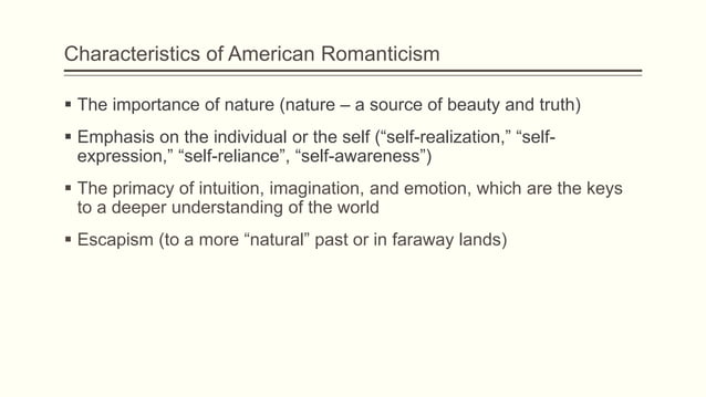 American Literature - The Romantic Period (1820-1860).pptx