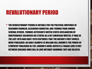 American literature 60 80 | PPTX