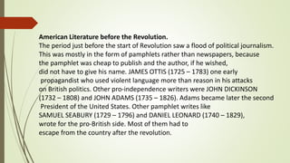 American Literature in the 18th century.pptx