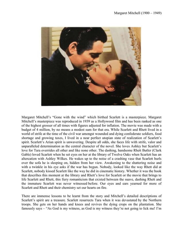 American literature margaret mitchell | PDF