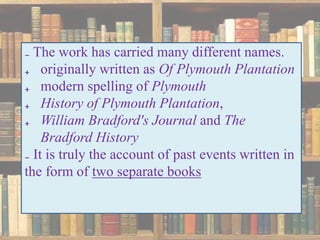 American literature puritanism | PPTX