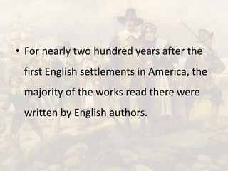 American literature puritanism | PPTX