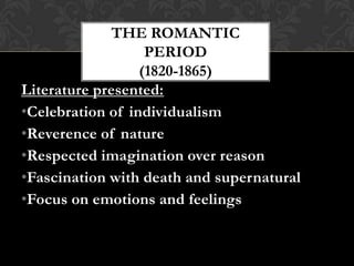 American literature slides | PPTX