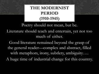 American literature slides | PPTX