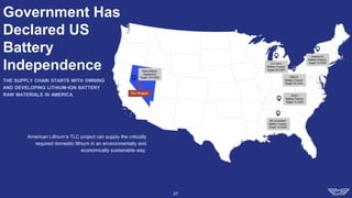 American lithium investor presentation 2022 v5 final | PPT