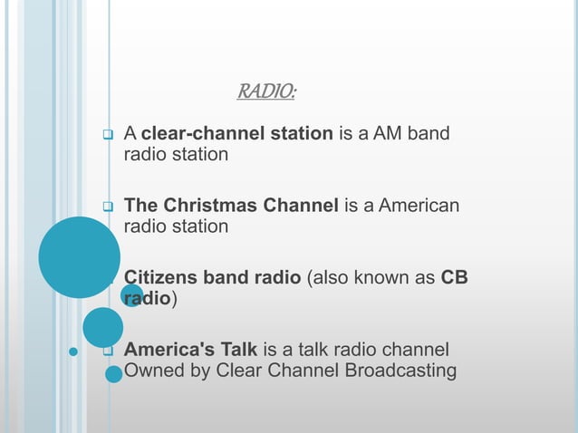 American media | PPT