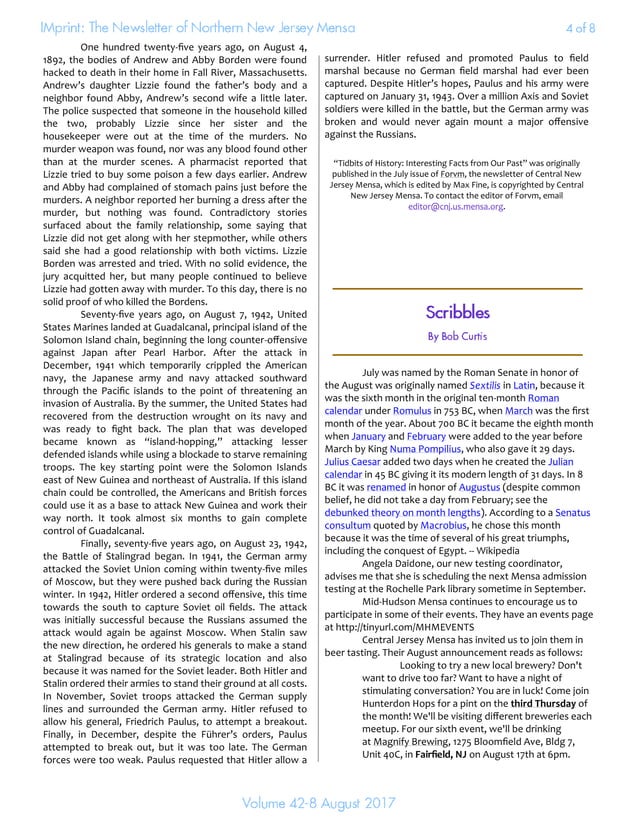 American MENSA IMprint Magazine | PDF