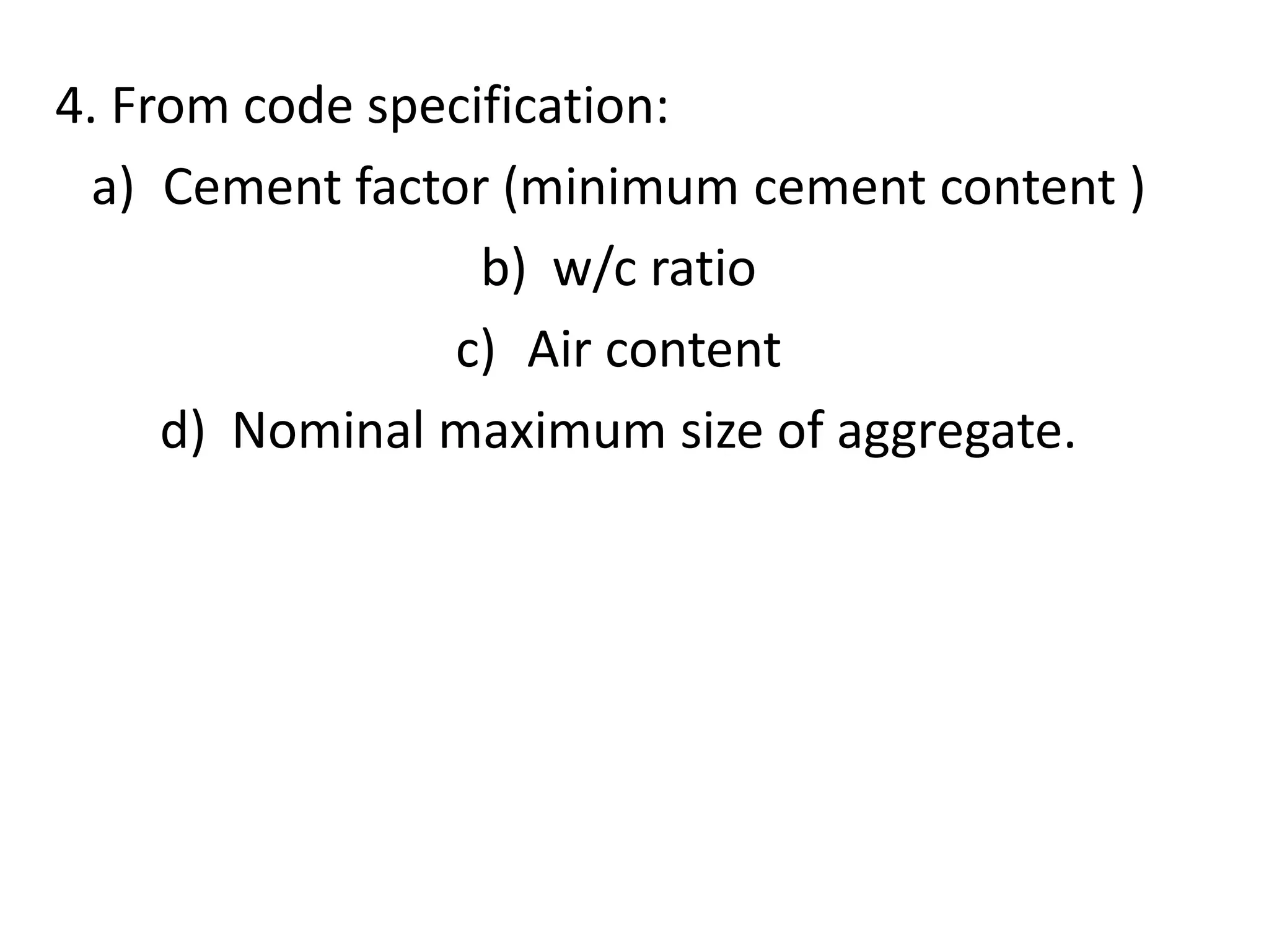 American method for mix designing | PPTX