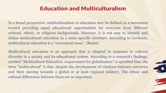 American Multiculturalism -paper 205 | PPT