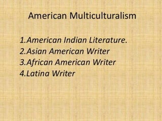 American multiculturalism | PPTX