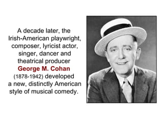 The Origins of American Musical Theatre | PPT
