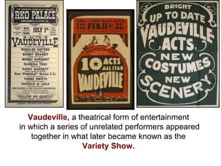 The Origins of American Musical Theatre | PPT