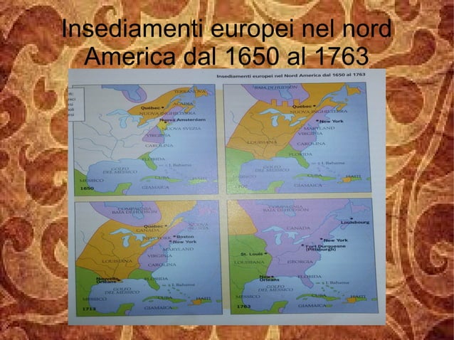 America nord e sud > colonie | PPT