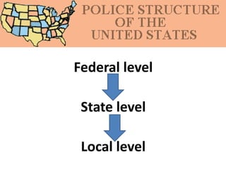The Structure of the American police | PPTX
