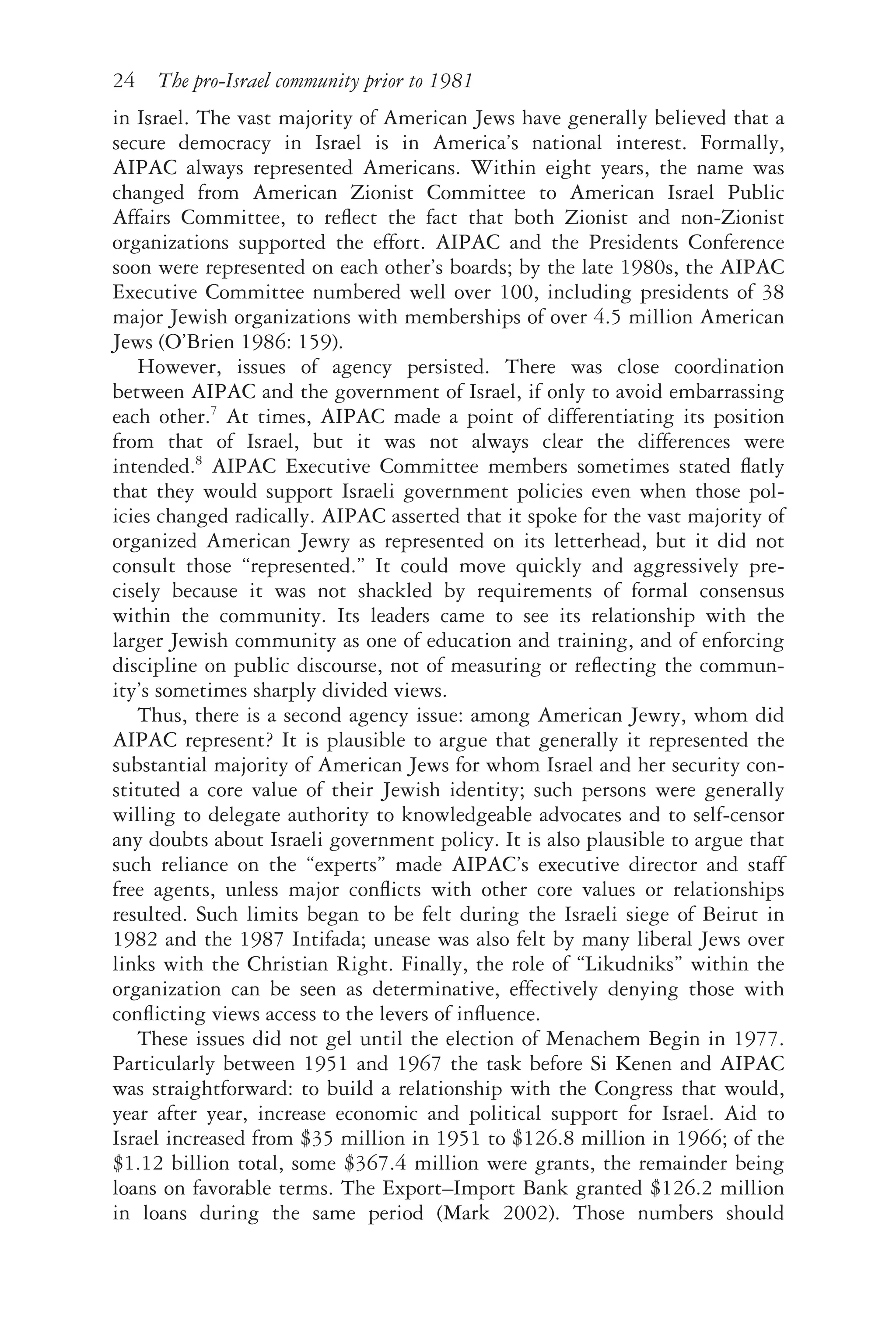 American policy toward israel, the power and limits of beliefs | PDF