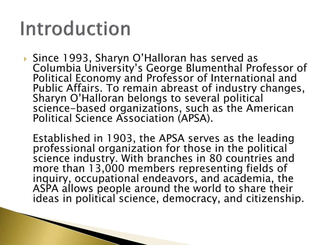 American Political Science Association Hosts 111th Convention | PPT