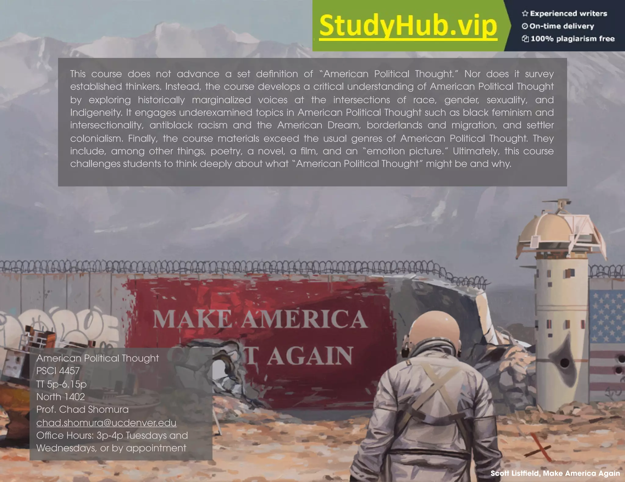 AMERICAN POLITICAL THOUGHT | PPT