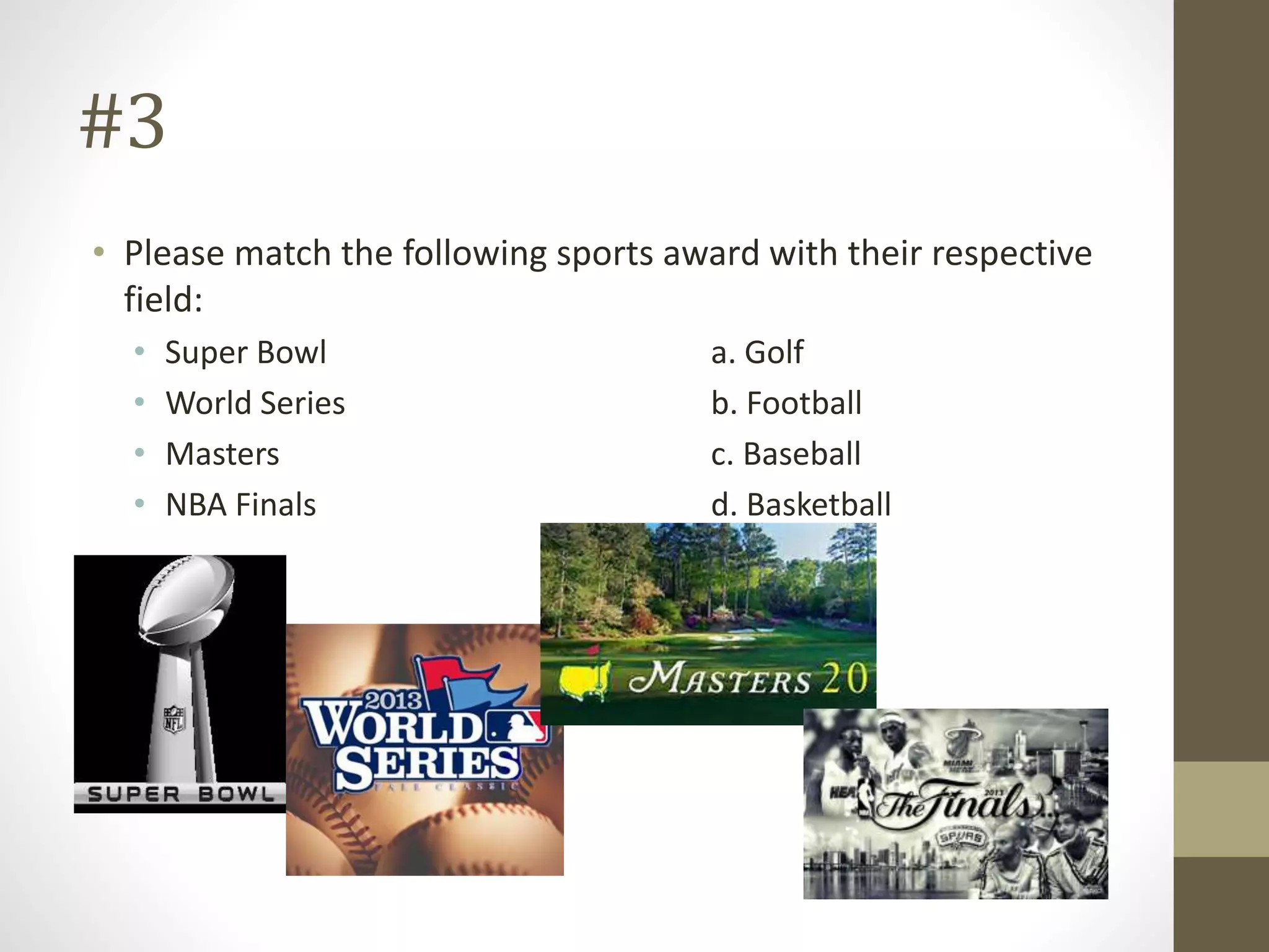 American pop culture quiz | PPTX | Awards Shows | Events