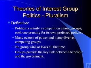 American powerpoint on elitism vrs pluralism | PPT