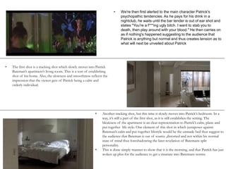 American psycho final and original | PPTX