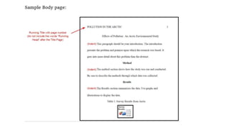 APA Method of Research | PPSX