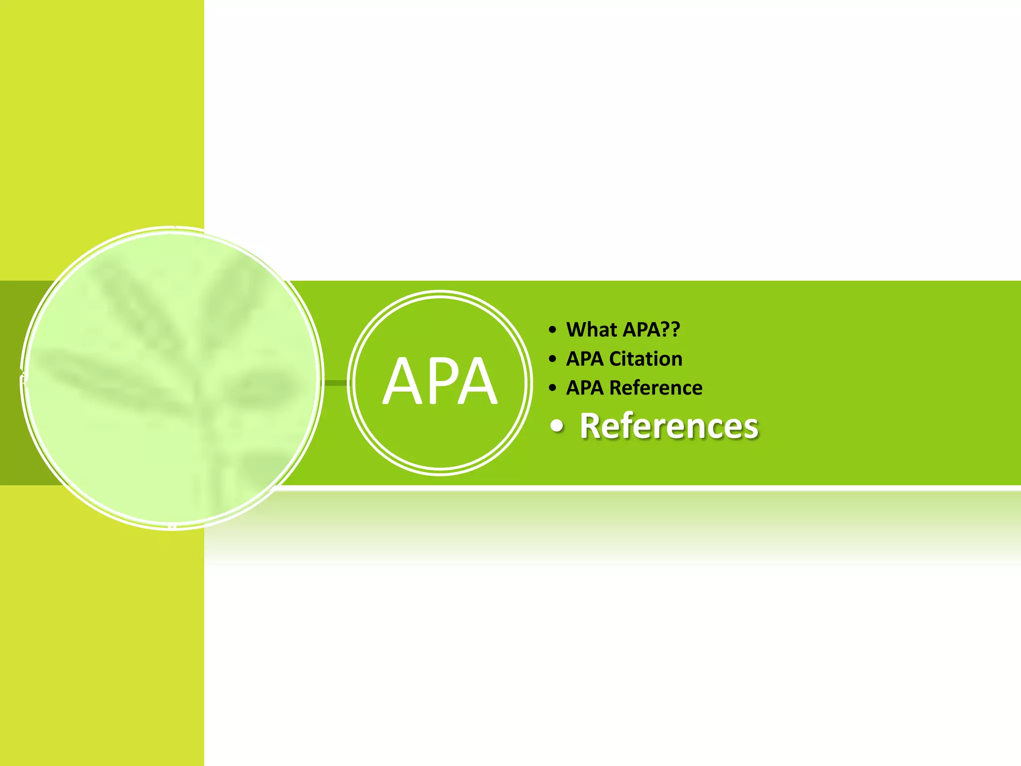 American psychological association (apa) | PPTX