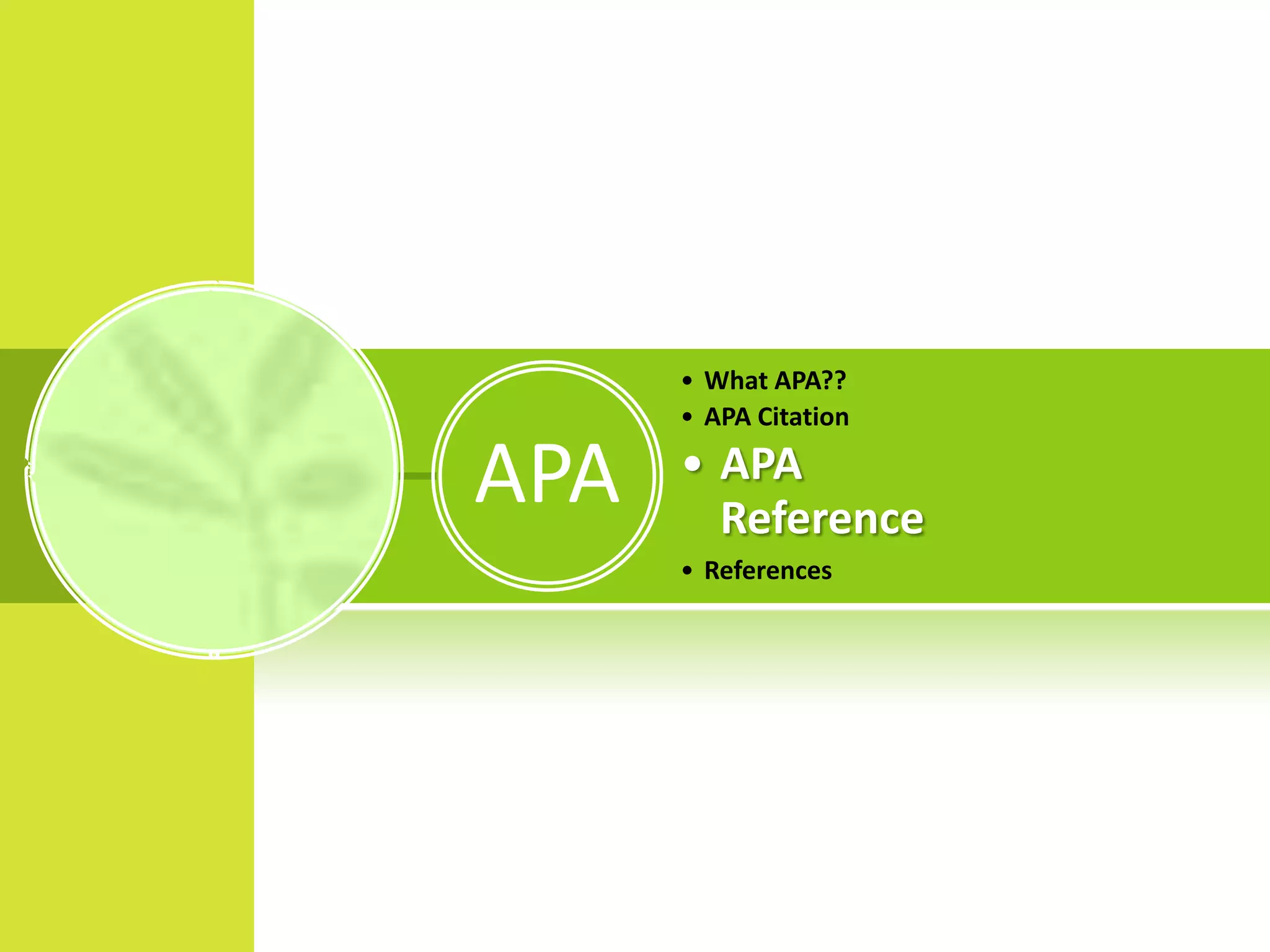 American psychological association (apa) | PPTX