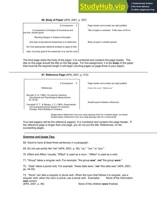 AMERICAN PSYCHOLOGICAL ASSOCIATION (APA) GUIDE | PDF | Education