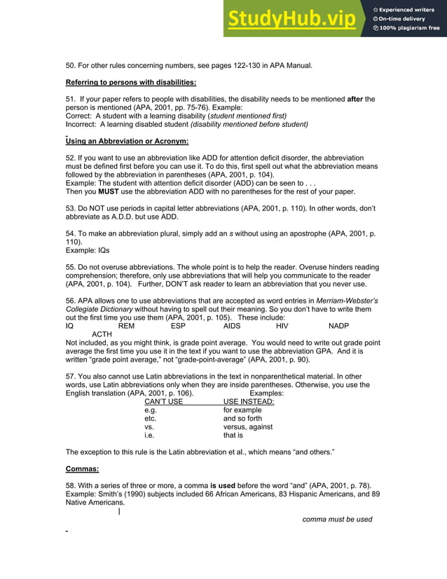 AMERICAN PSYCHOLOGICAL ASSOCIATION (APA) GUIDE | PDF | Education