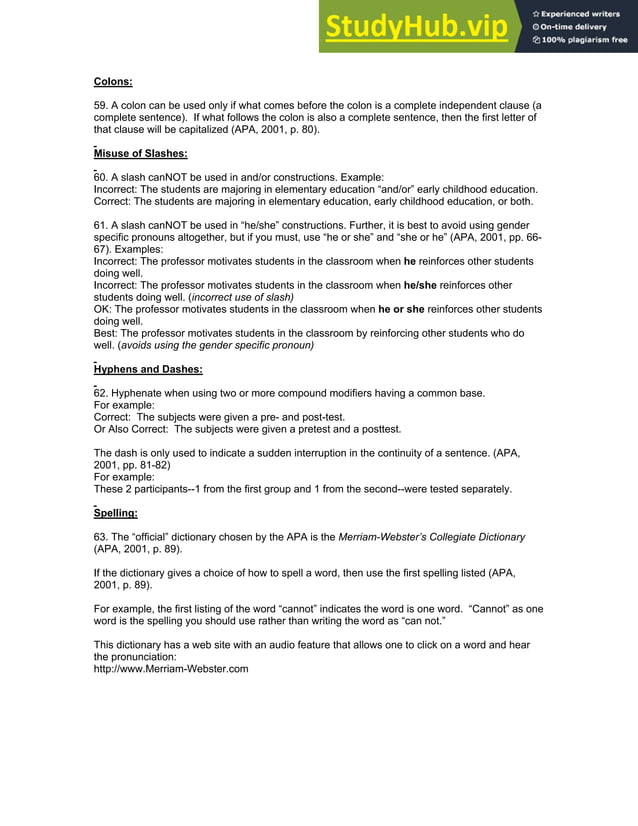 AMERICAN PSYCHOLOGICAL ASSOCIATION (APA) GUIDE | PDF | Education