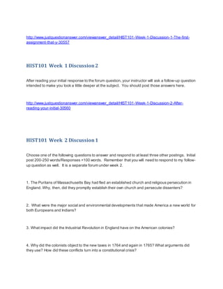 American public university system hist101 history | DOCX