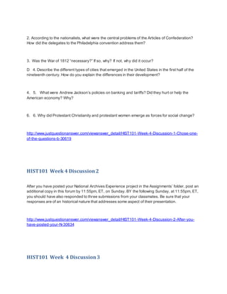 American public university system hist101 history | DOCX