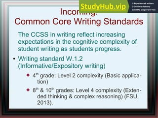 American Reading Forum Presentation - Text Complexity Of Standardized ...