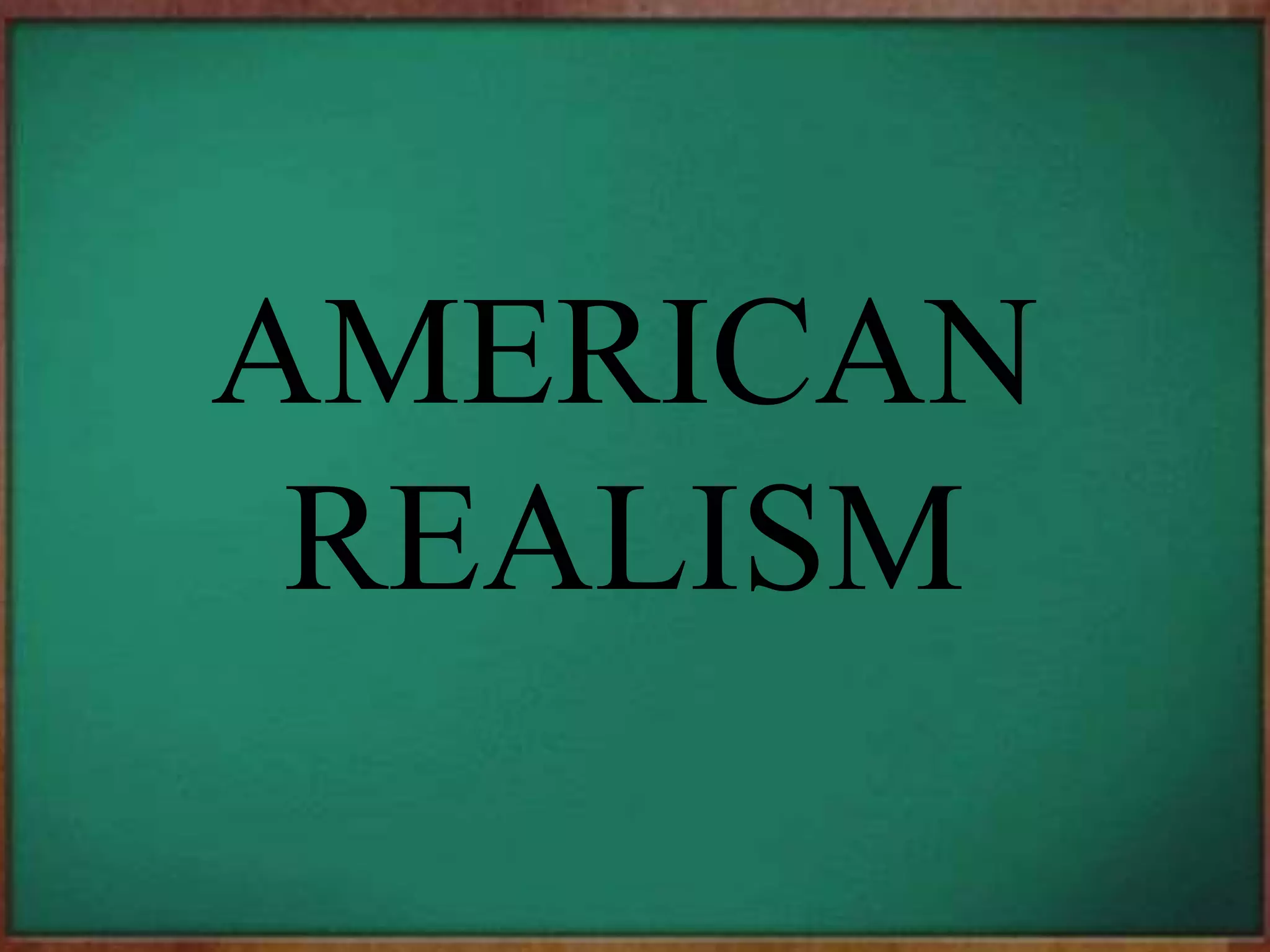 American realism- Legal Theory | PPTX