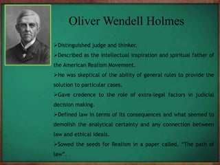American realism- Legal Theory | PPTX