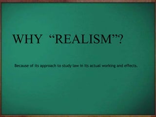 American realism- Legal Theory | PPTX