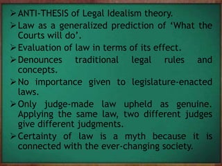 American realism- Legal Theory | PPTX