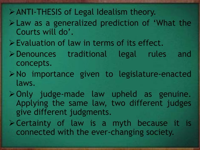 American realism- Legal Theory | PPTX