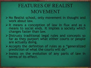 American realism- Legal Theory | PPTX