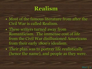 American realism lecture powerpoint | PPT