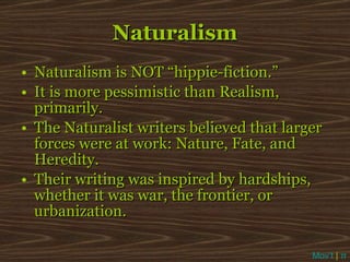 American realism lecture powerpoint | PPT