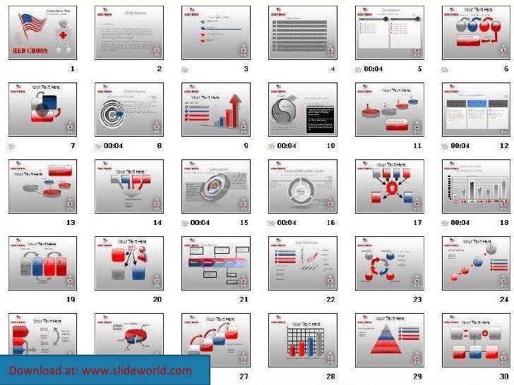 American Red Cross Powerpoint Template