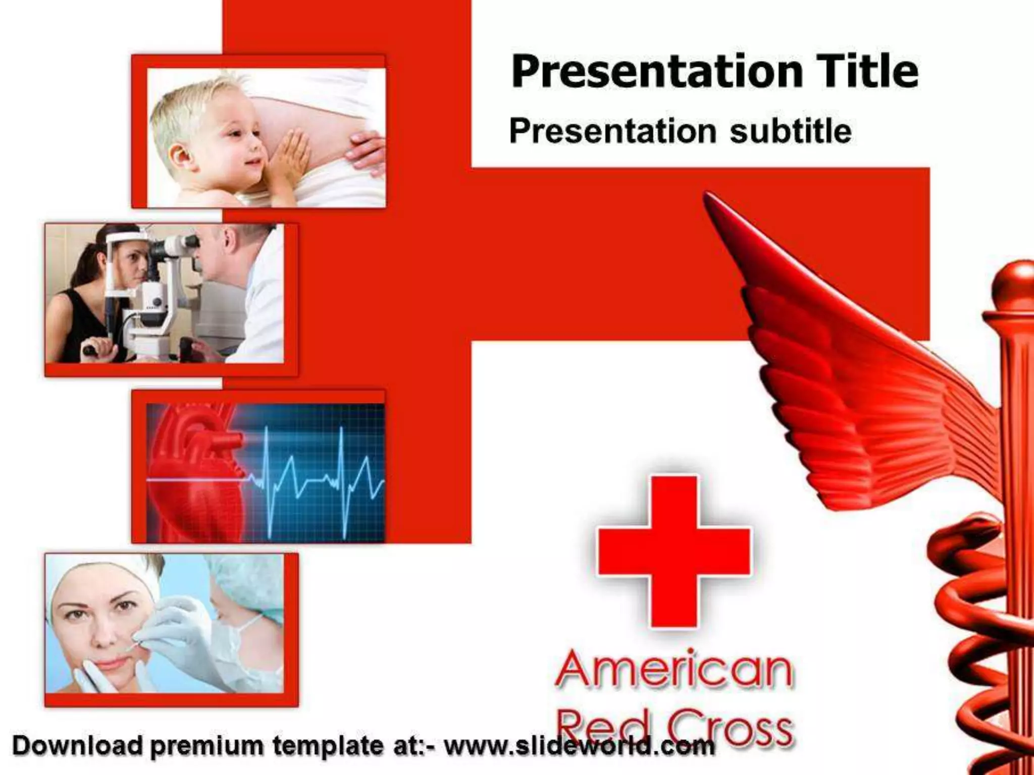 American Red Cross PowerPoint Template | PPTX