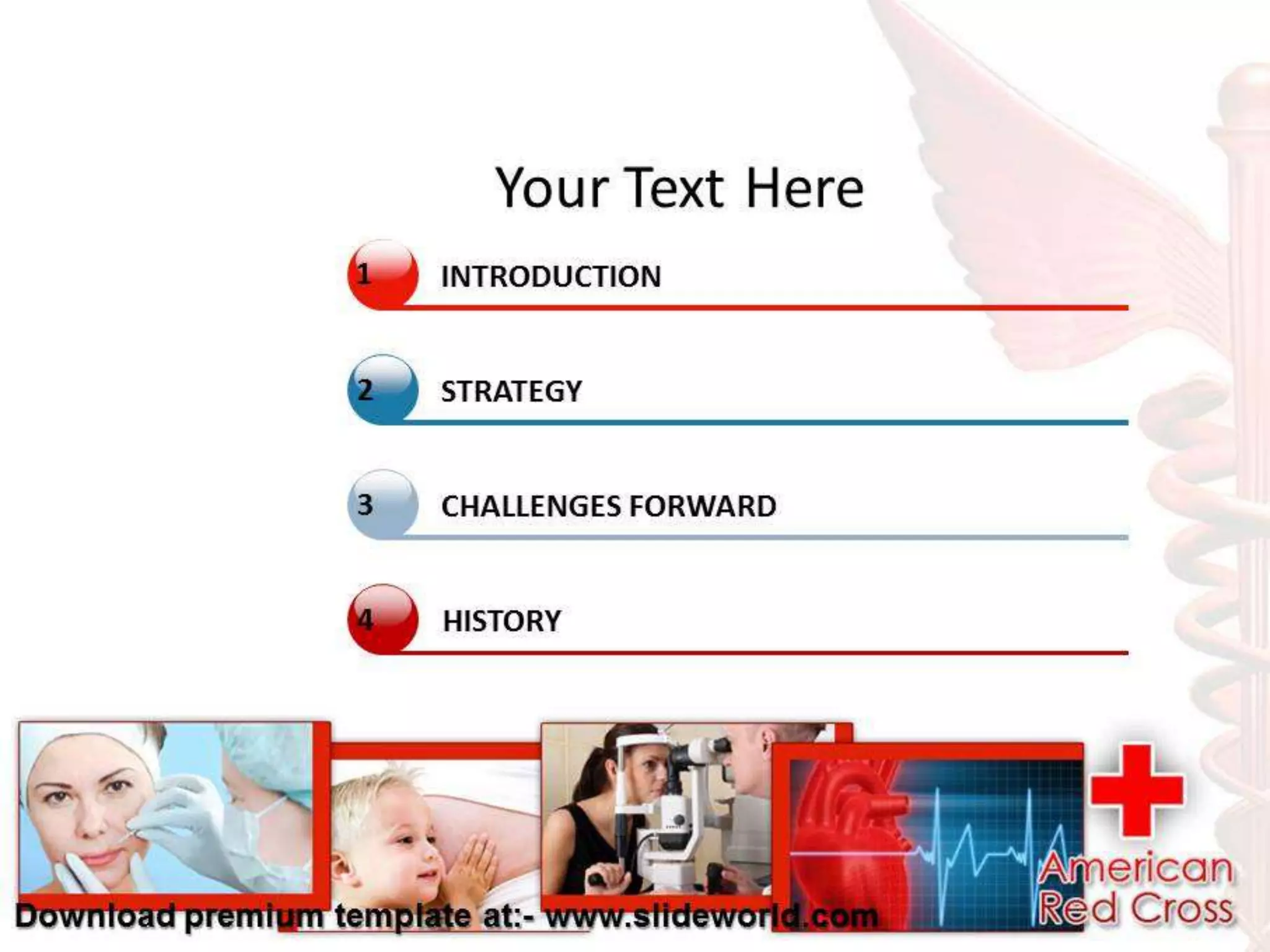 American Red Cross PowerPoint Template | PPTX